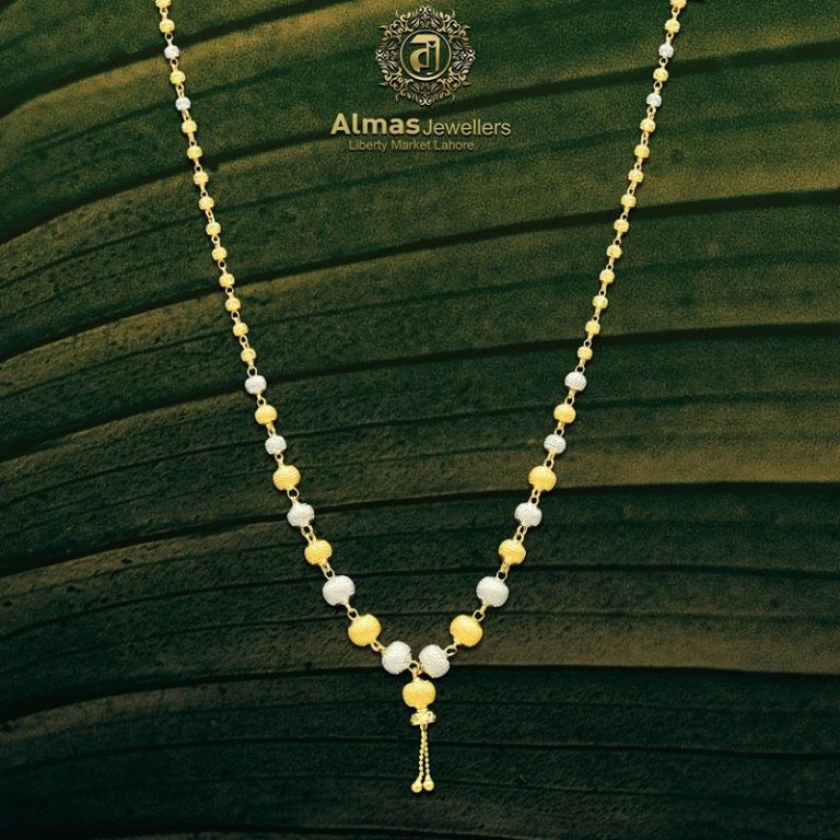 Gold Mala Modern Set Design in Lahore Pakistan